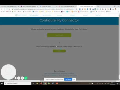 Facebook Ads: Configure your Data Studio Connector and create your first data source - YouTube