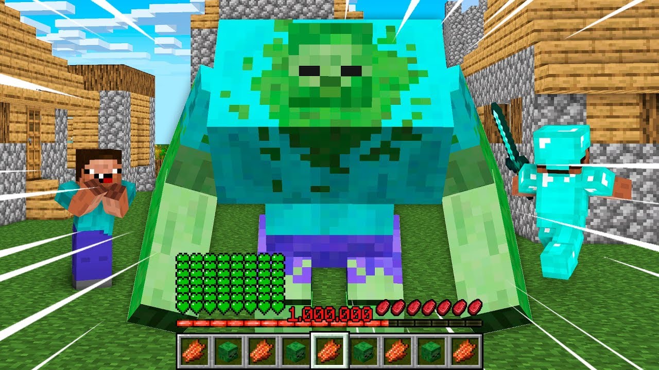 Minecraft HOW TO PLAY FOR GIANT ZOMBIE MUTANT in Noob vs Pro Animation ...