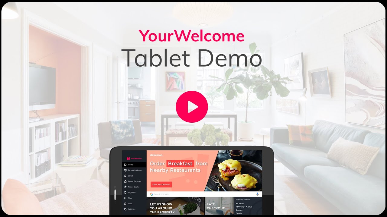 YourWelcome Tablet Full Demonstration - YouTube
