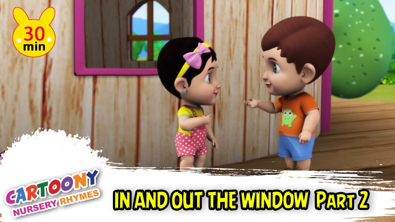In And Out The Window | Animated English Poem | Educational Rhymes For ...