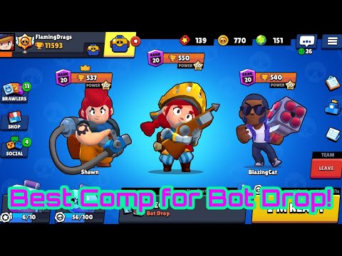 Best Comp for Bot Drop Siege Map!!! | Brawl Stars - YouTube