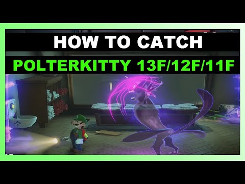 HOW TO CATCH POLTERKITTY - 13F/12F/11F - Luigi's Mansion 3 Walkthrough ...