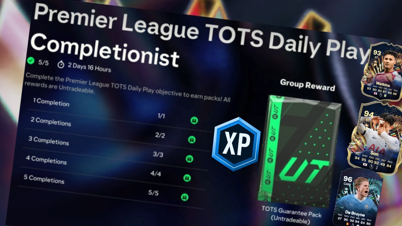 I Finished & Claimed ALL TOTS Daily Play Objective Rewards for Prem ...
