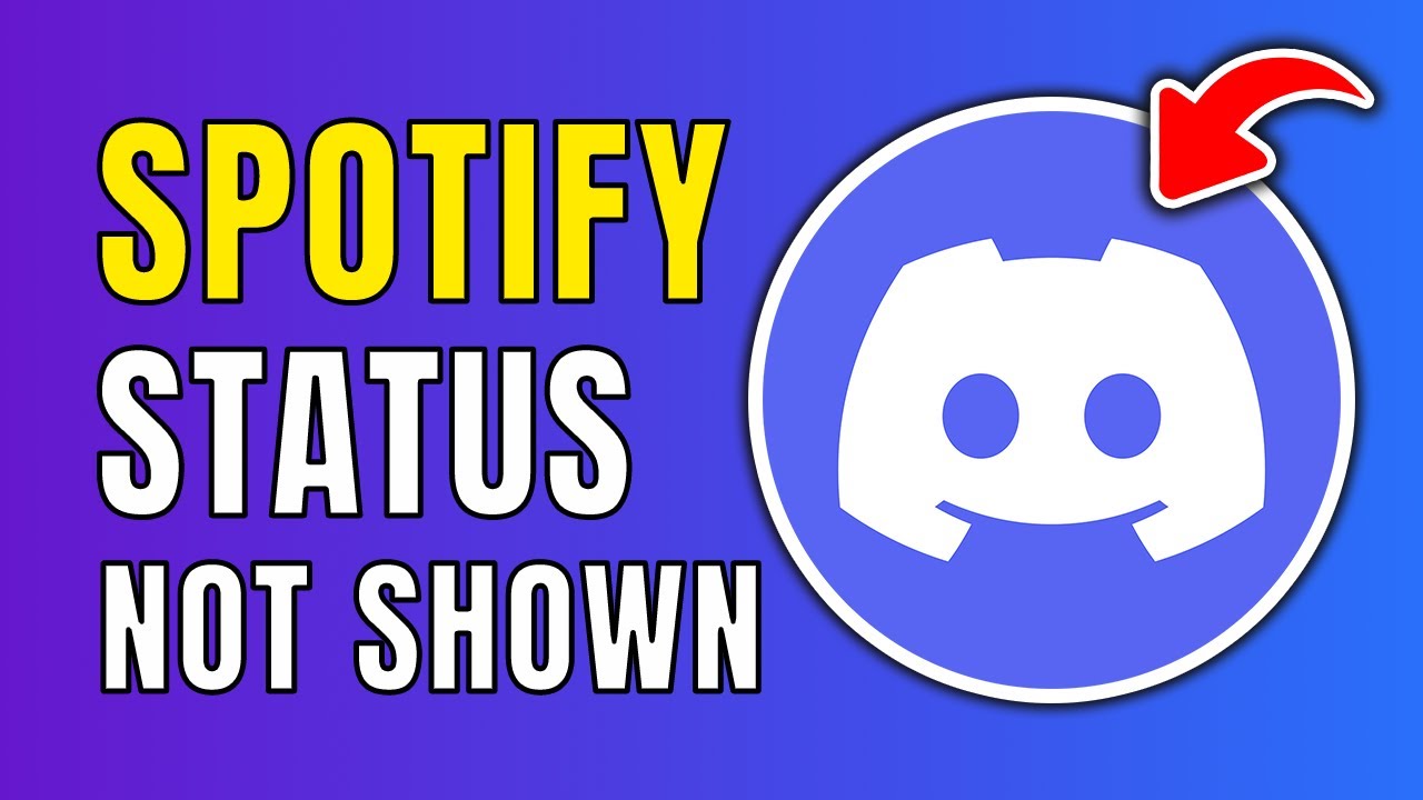 How To Fix Discord Not Showing Spotify Status - YouTube