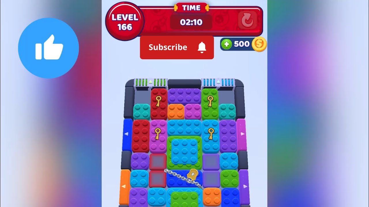 COLOR BLOCK JAM | LEVEL 166 Solution Walkthrough - YouTube