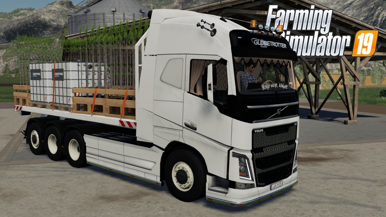 FS19 - TRANSPORTING TREE SEEDLINGS w/ VOLVO FH16 - NEW TRUCK MOD for ...