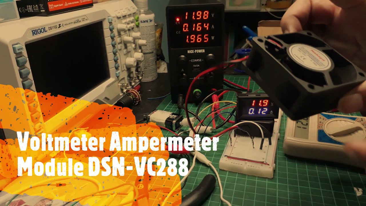 Voltmeter Ampermeter Module DSN VC288 - YouTube