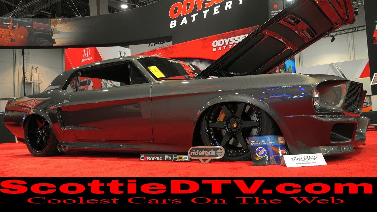 1968 Ford Mustang "Corruptt" Twin Turbo 4.3L Ferrari Swap 2018 SEMA ...
