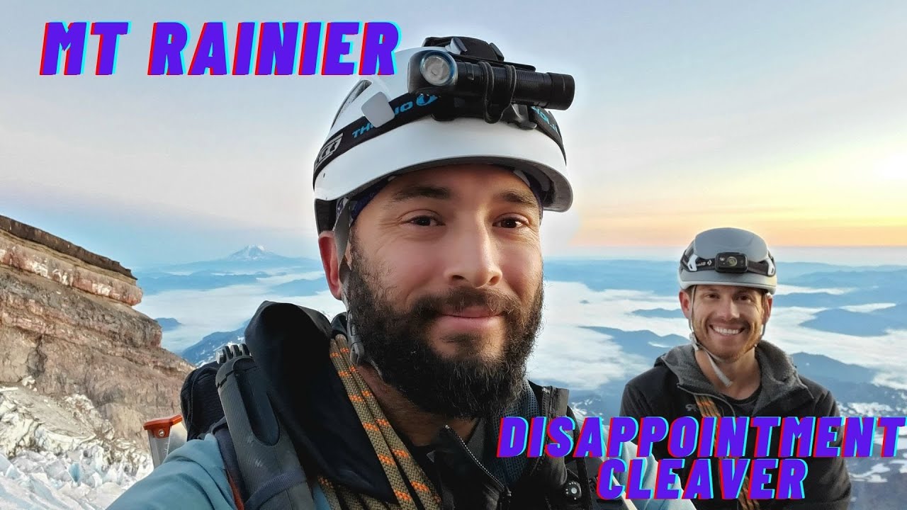 Climbing Mount Rainier / Disappointment Cleaver Route - YouTube