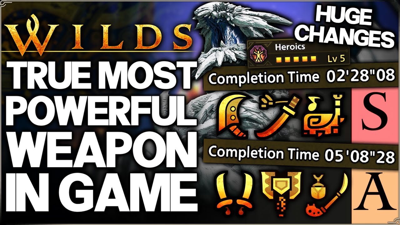 Monster Hunter Wilds - True BEST Highest Damage Weapon in Game - World ...
