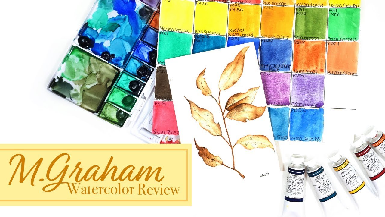 M.Graham Watercolor Review - YouTube