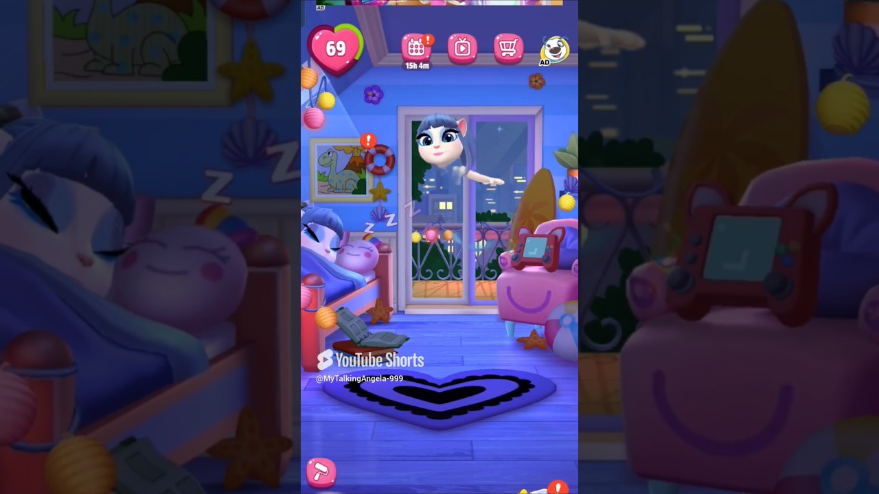 Talking Angela ghost 🧞‍♀️#shorts #short#cat #gaming #gamer #viralvideo ...