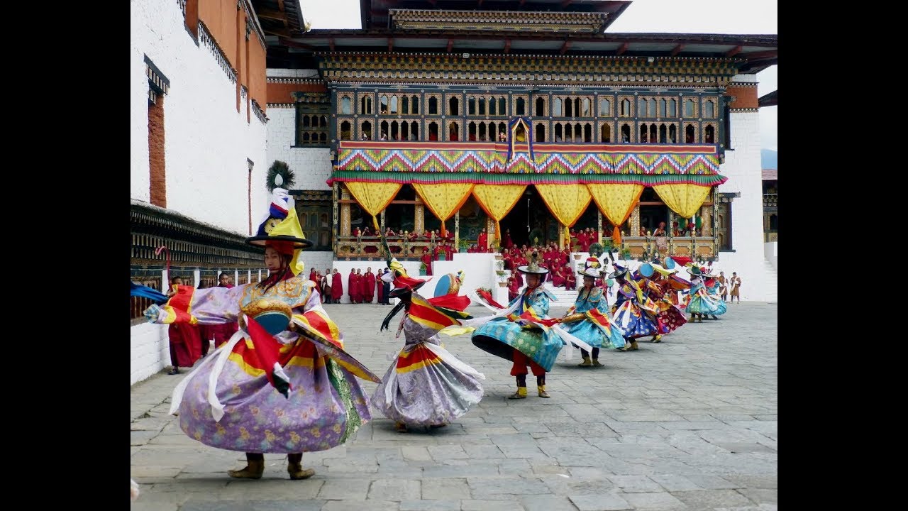 Festival Thimpu Drubchen -BHUTAN- - YouTube