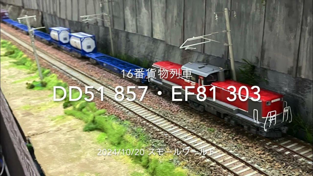 2024/10/20 16番貨物列車 DD51 857・EF81 303 - YouTube