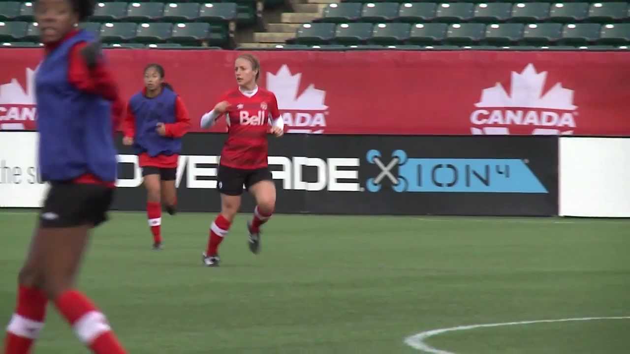 Josée Bélanger - Joueuse de l'équipe canadienne de soccer - YouTube