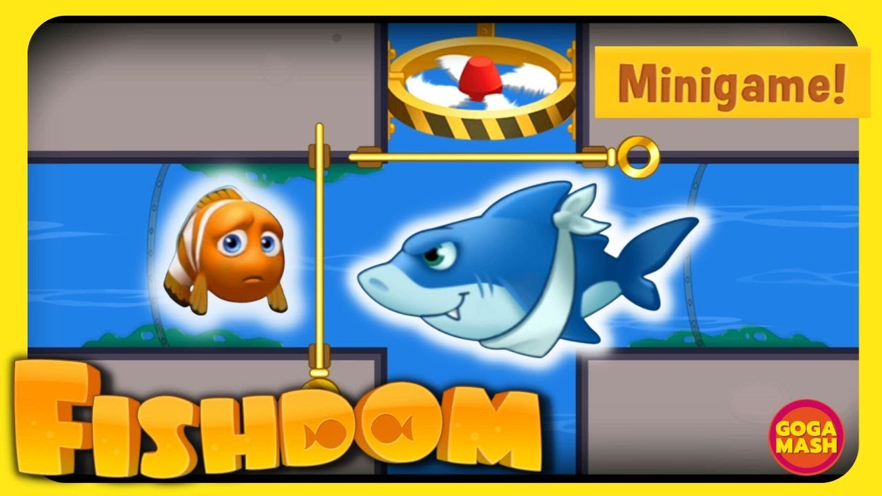 Fishdom Minigame #2 Beat The Shark Wins Save The Fish Fishdom Gameplay ...