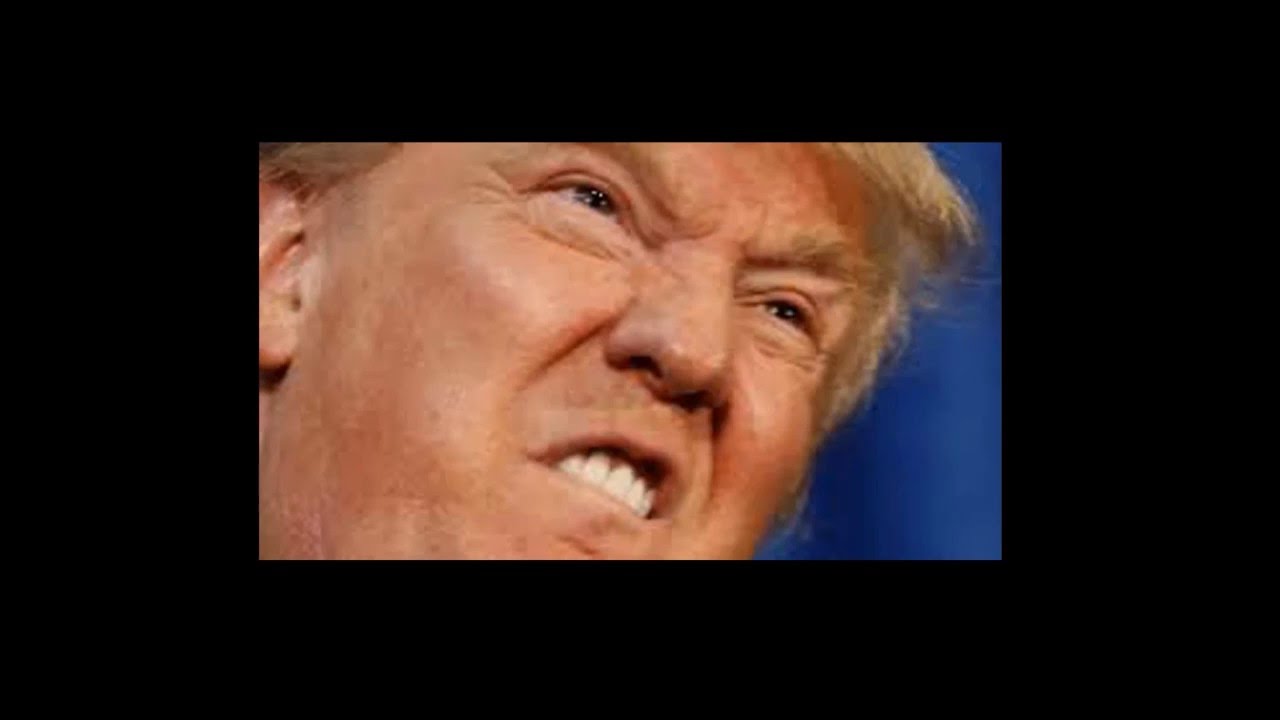 15 Funny Donald Trump Facial Expressions - YouTube