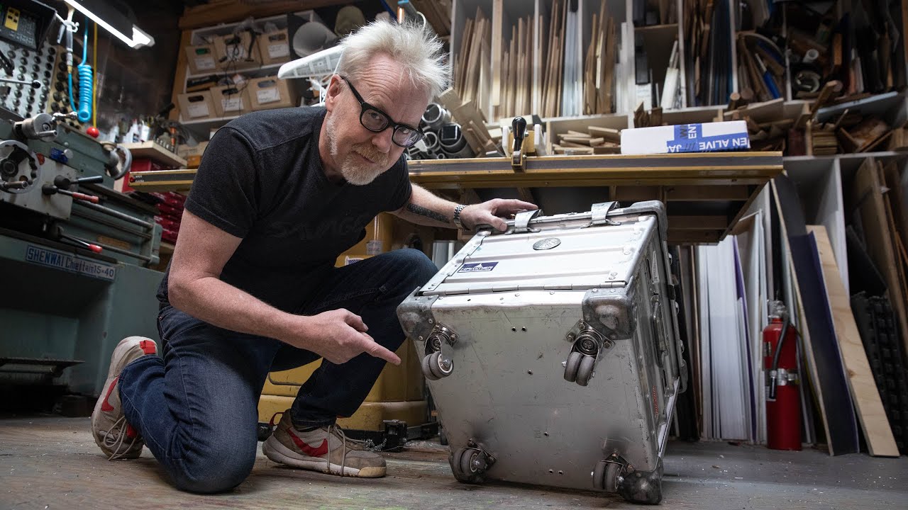 Adam Savage's One Day Builds: Adding Casters to Costume Cases! - YouTube