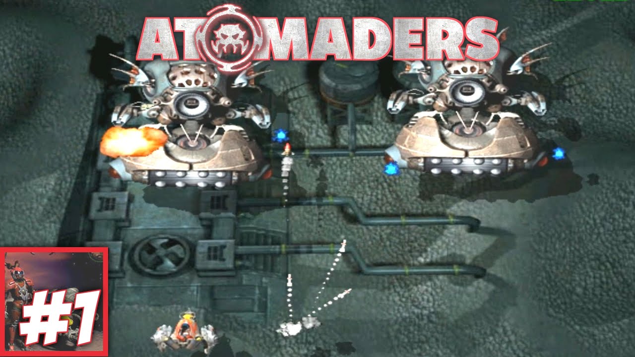 Atomaders - Gameplay Part 1 - "Coralos" (1-12) - Old PC Games - YouTube