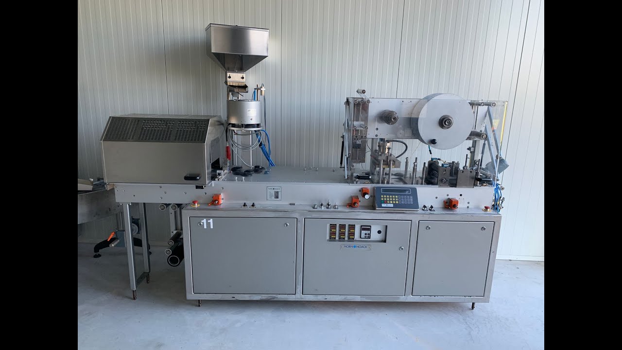 Used Noack DPN 760 blister machine - YouTube