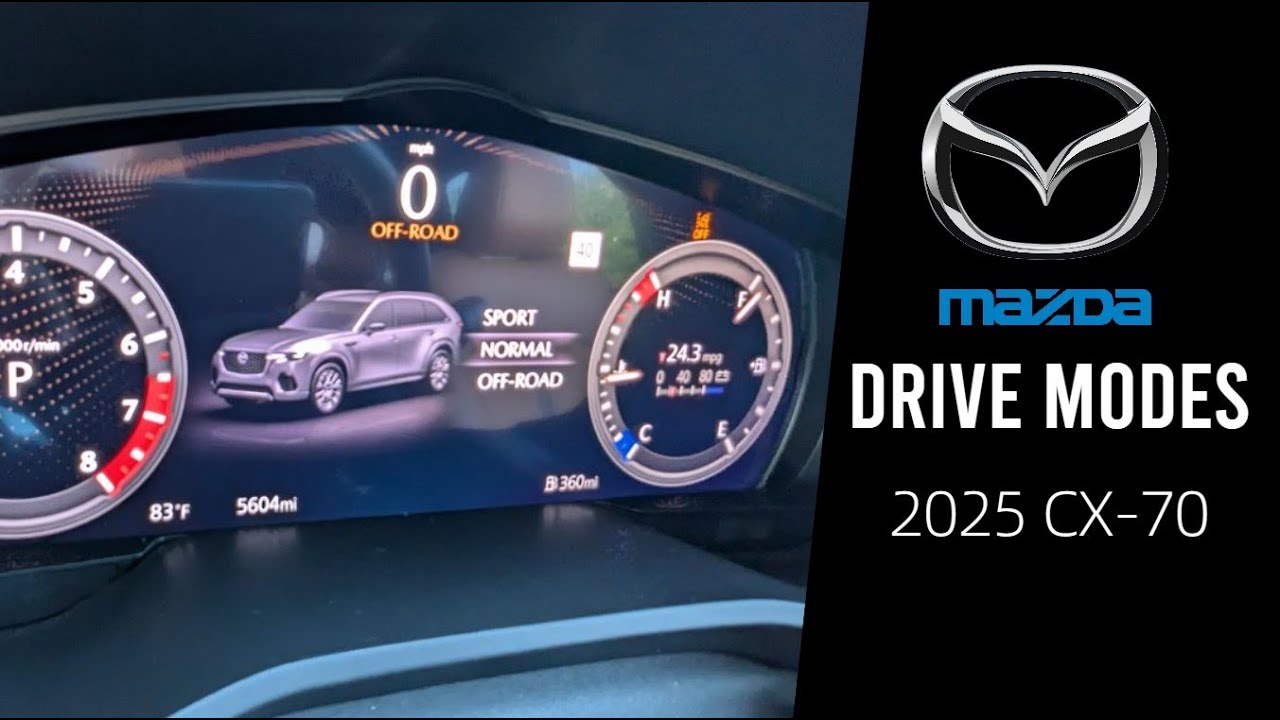 Drive Modes of the 2025 Mazda CX-70 - YouTube