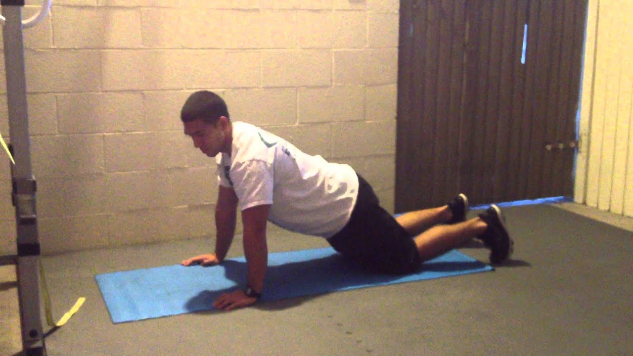Modified Push Ups aka Girl Push Ups - YouTube