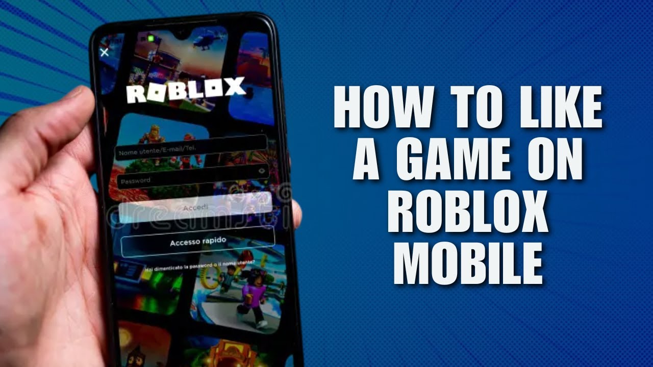 How To Like A Game On Roblox Mobile - Complete Beginners Guide - YouTube