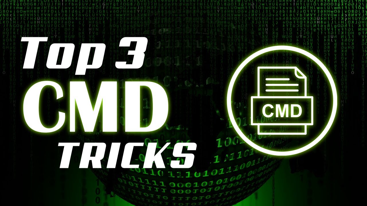 Top 3 CMD tricks Everyone Knows | CMD tricks - YouTube