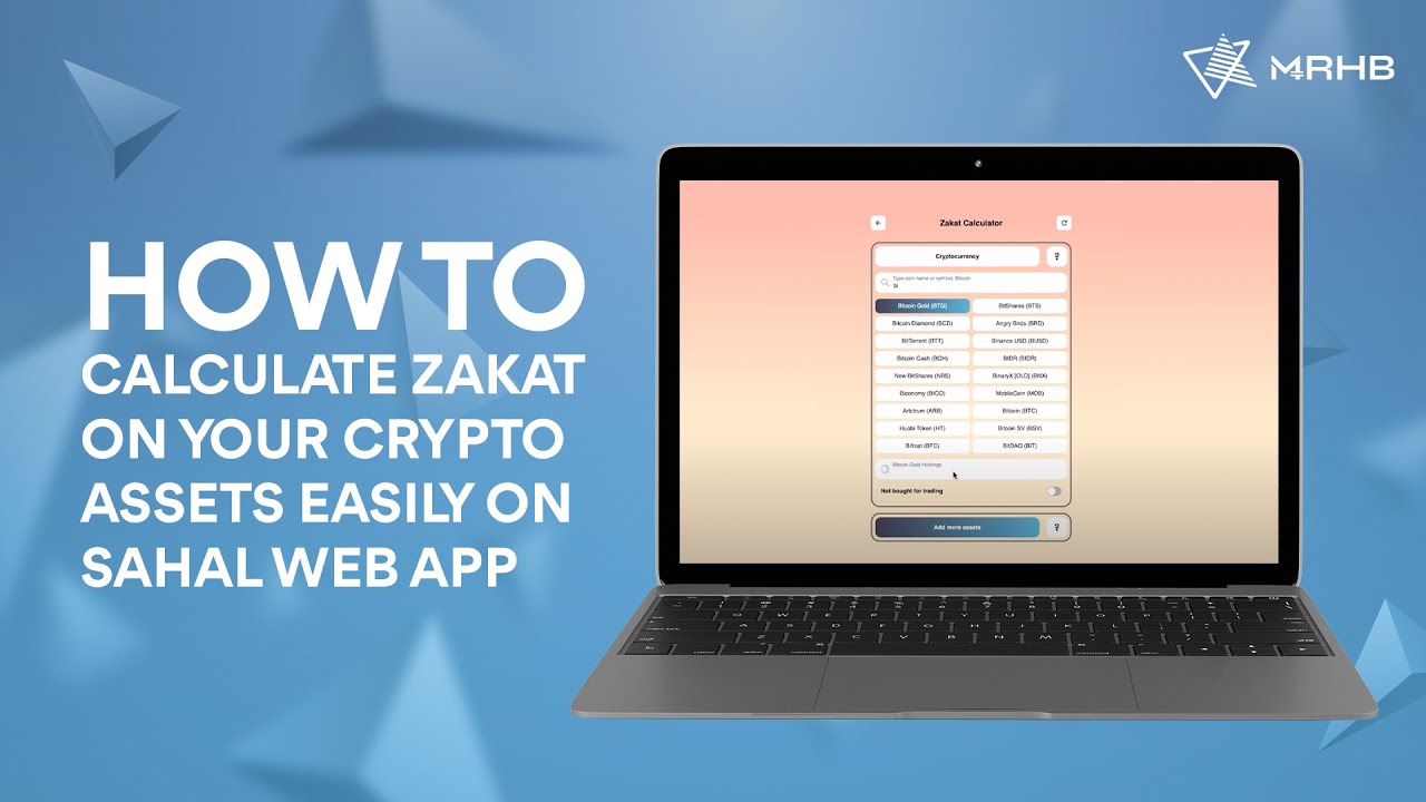 How to Calculate Zakat on your crypto assets easily via the Sahal Web ...