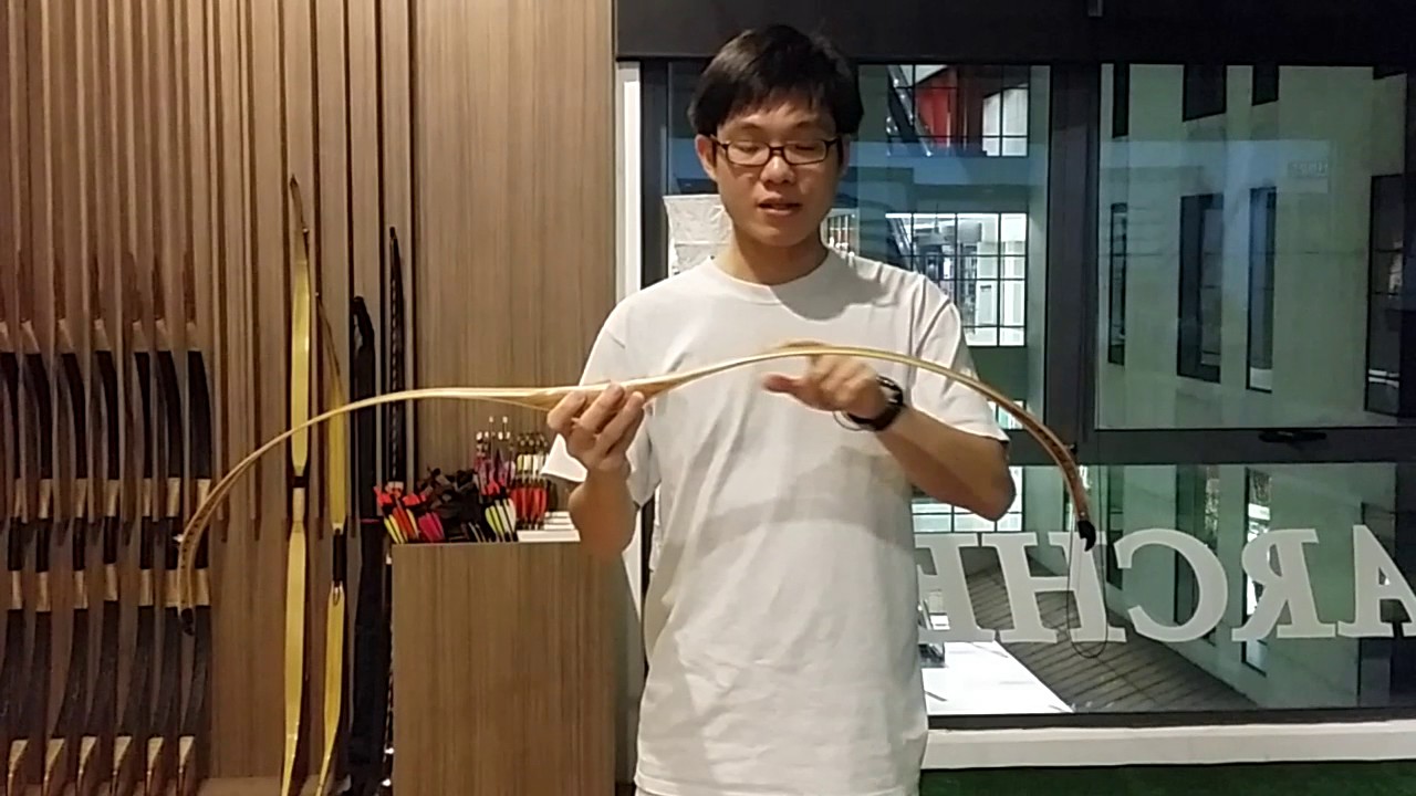 How to string a Traditional Asiatic Bow? (Part 2 of 3) - YouTube