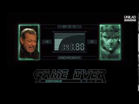 Jeff Goldblum MGS game over screen - YouTube