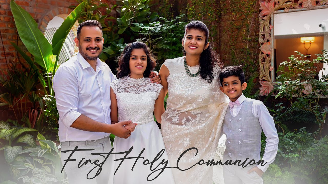 First Communion Family Pictures