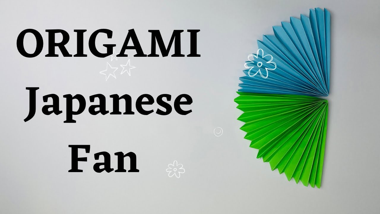 How to make easy DIY Origami 🪭Japanese Fan ? #papercraft #origami # ...