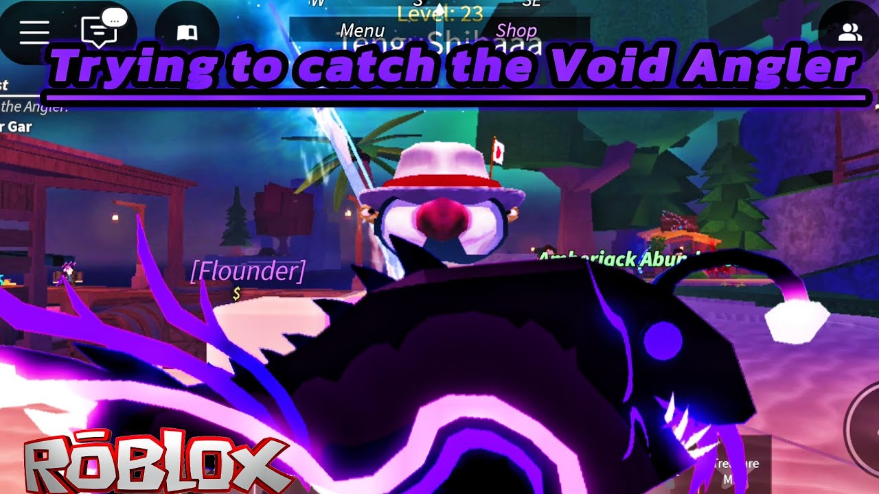 Trying to catch the void Angler - YouTube