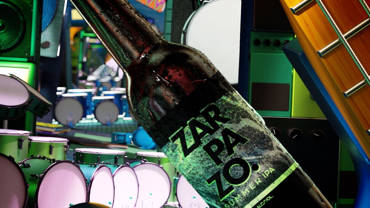 Zarpazo Beer Loop Animation - YouTube
