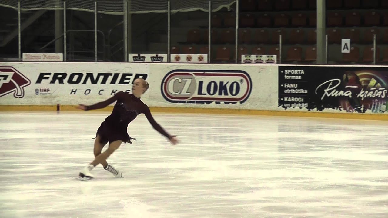Anine RABE, NOR, Senior Ladies - Free Skating - YouTube