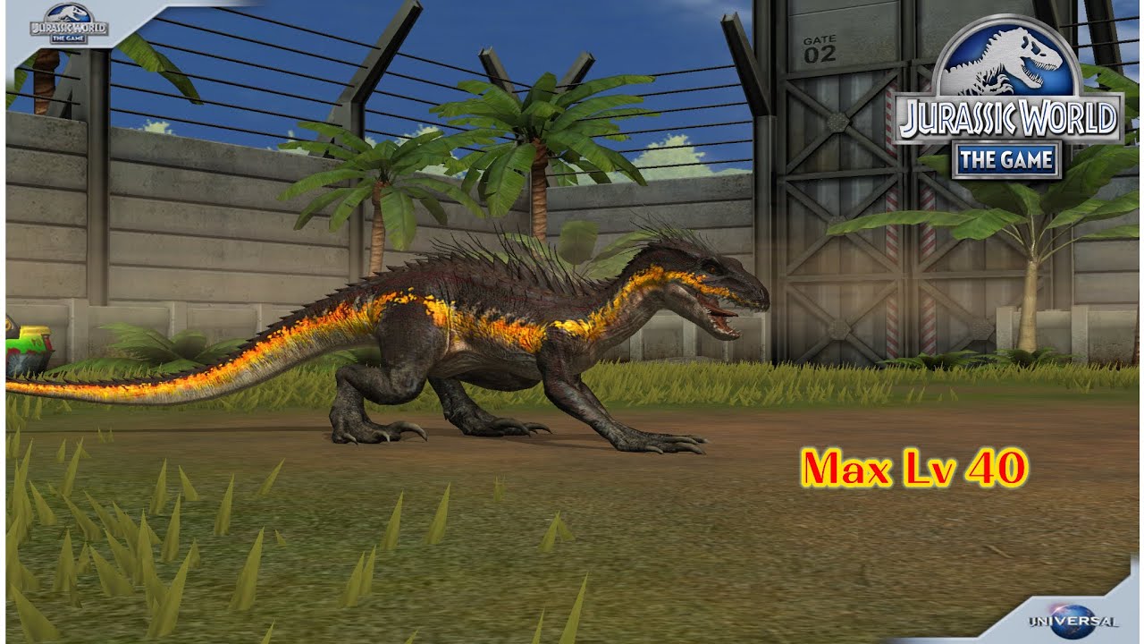 King Indoraptor Max Lv 40 . ( Jurassic world The Game ) - YouTube