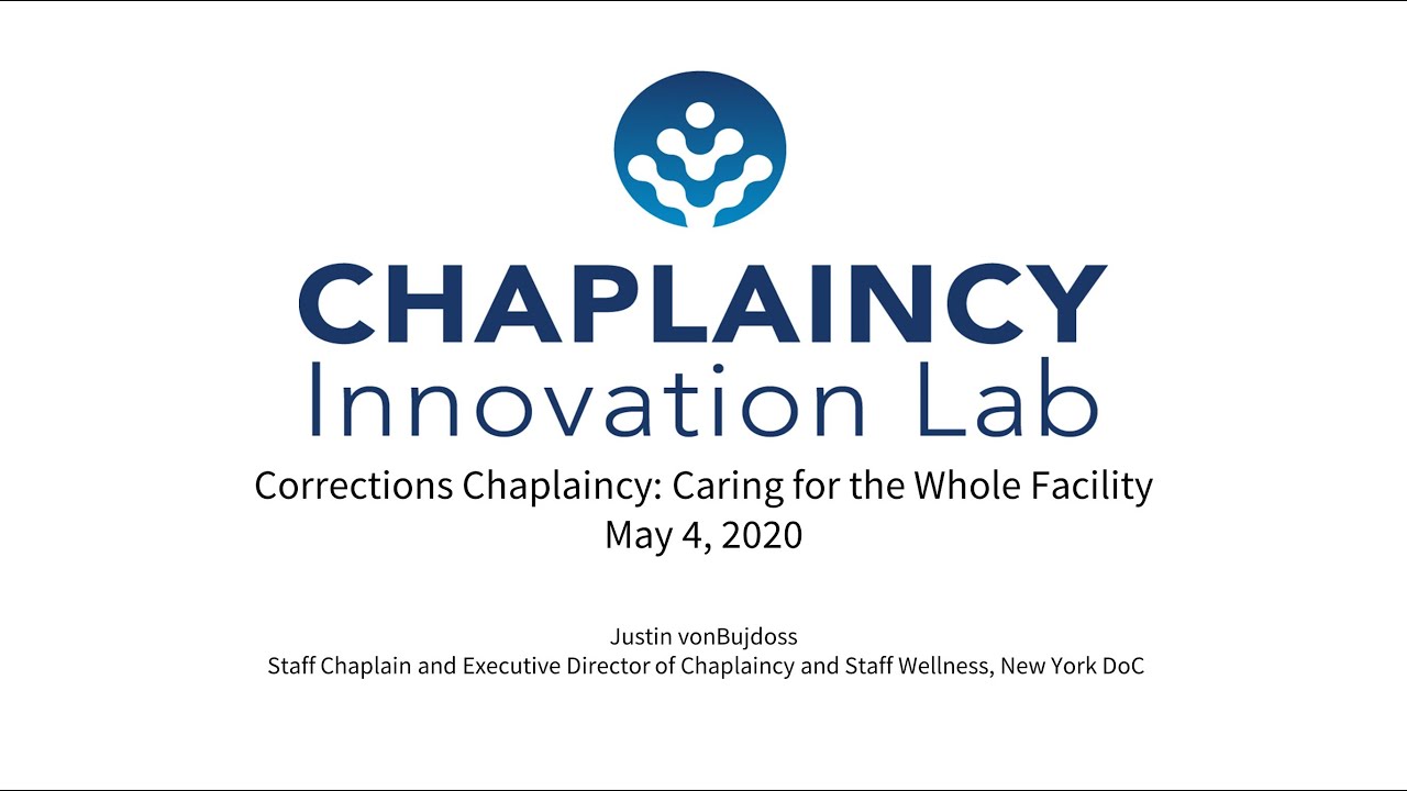 Corrections Chaplaincy: Caring for the Whole Facility - YouTube