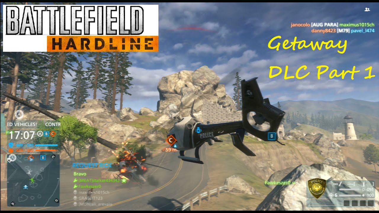 Battlefield Hardline PS3 Multiplayer Gameplay - Getaway DLC Part 1 ...