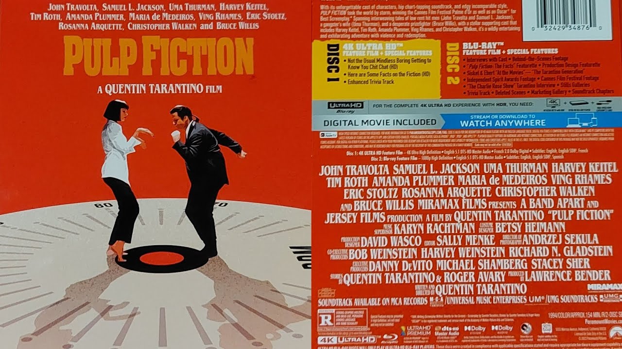 Pulp Fiction(1994) 4k + Blu-ray Steelbook unboxing. - YouTube