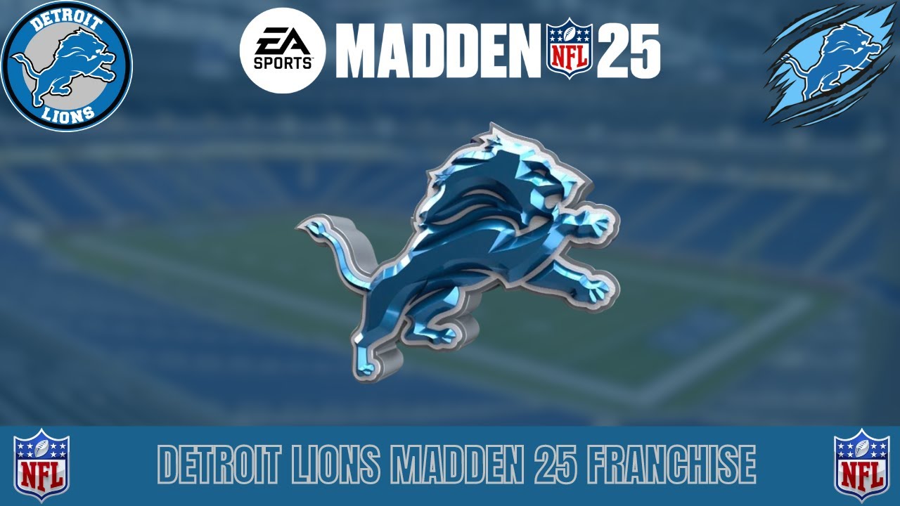 Madden NFL 25 - Detroit Lions Franchise - S1:Ep1 - Introduction to ...