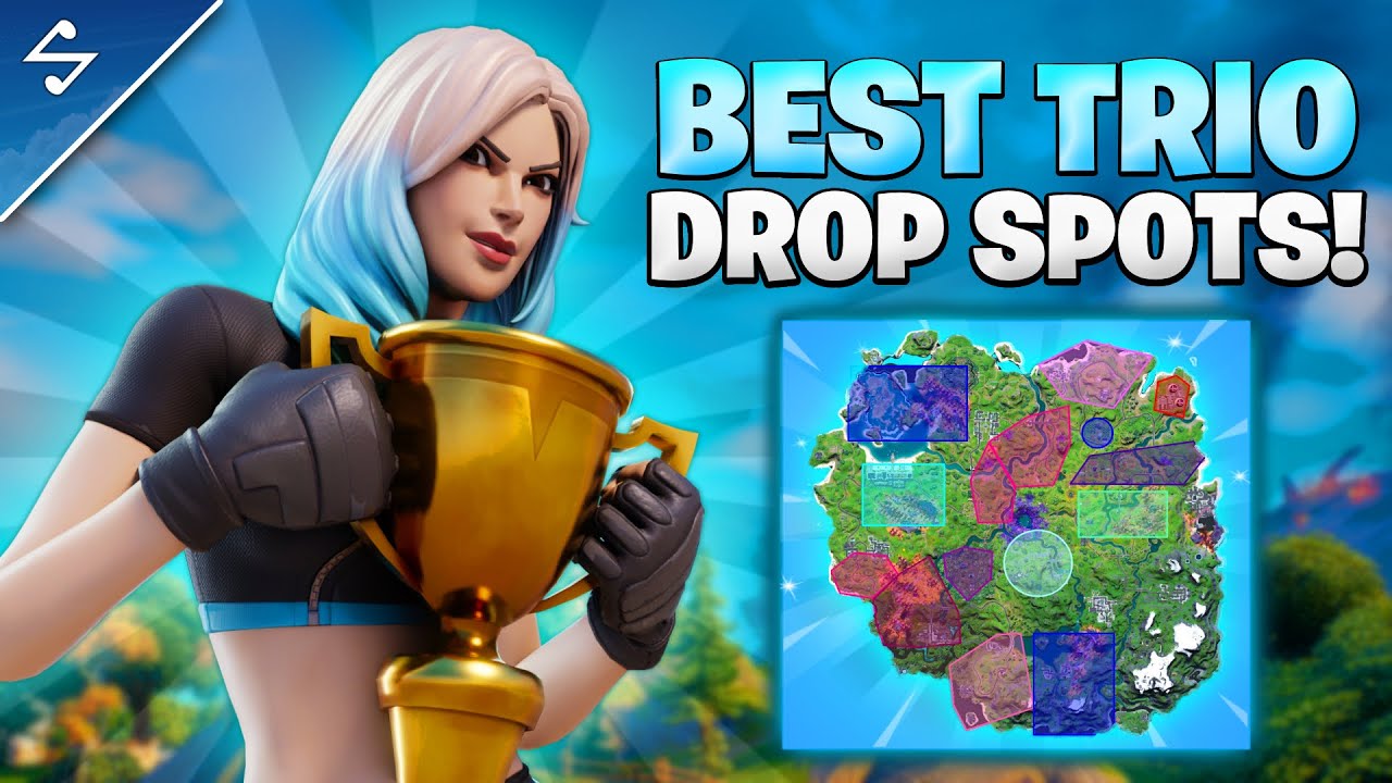 The *BEST* Trio Drop Spots In Chapter 2 Season 8! - Loot Routes ...