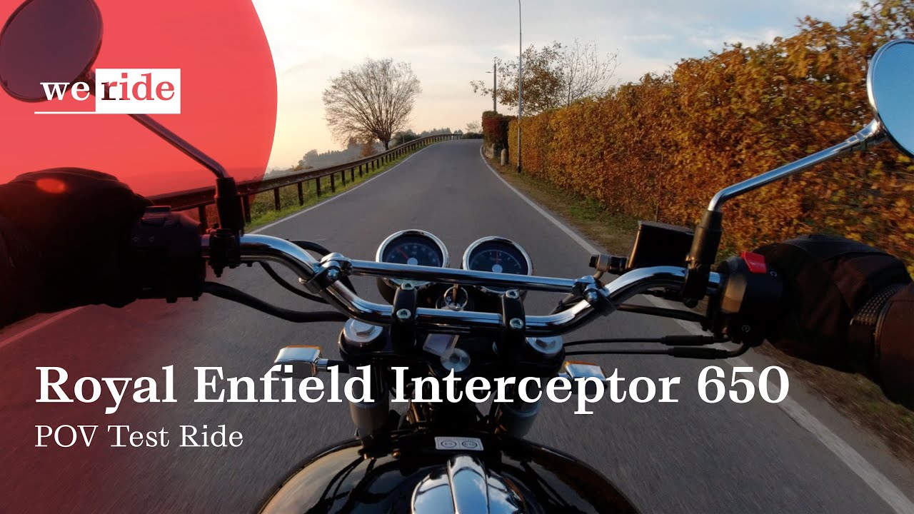 Royal Enfield interceptor 650 | POV Test Ride - YouTube