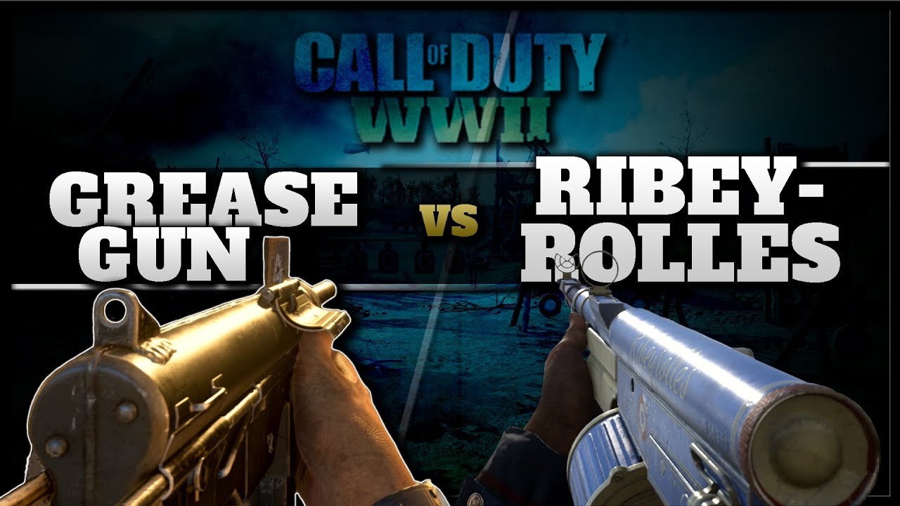 Grease Gun vs Ribeyrolles | Best 3 Shot Kill SMG in CoD WW2? - YouTube