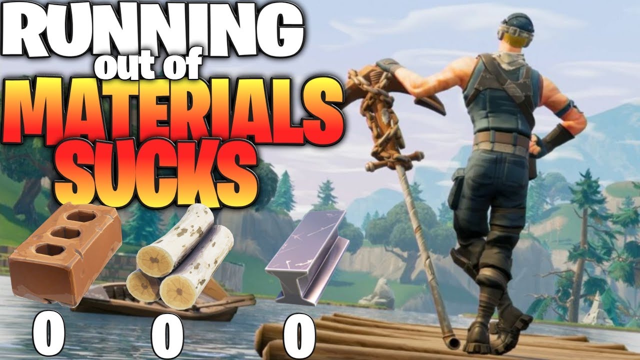 That Feeling When You Run Out Of Materials In The End Game - YouTube