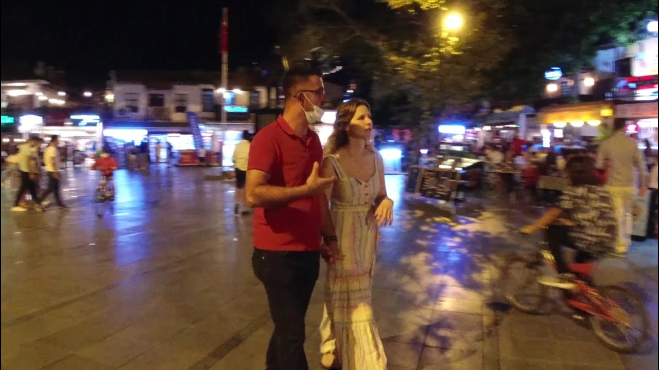 The Nightlife Street Scene in Kas, Turkey - YouTube