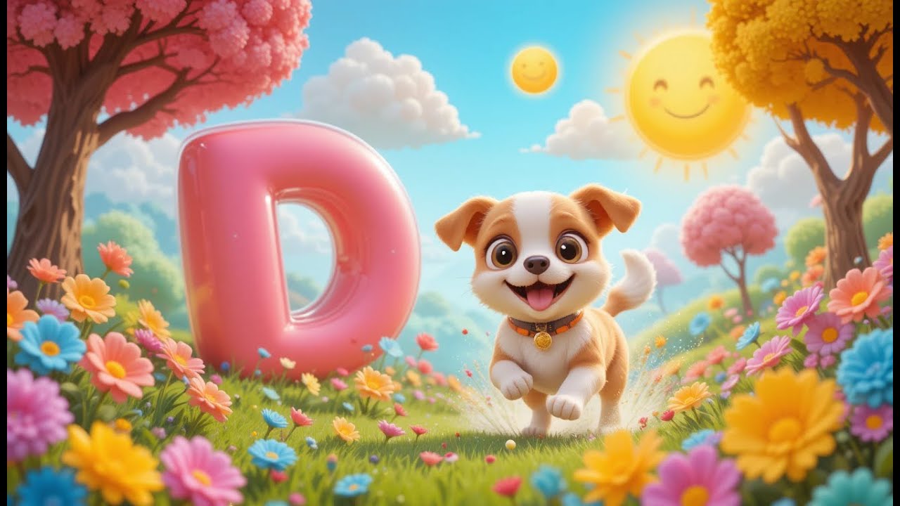 D to F Alphabet Song | Fun ABC Learning with Animal Names for Kids ...