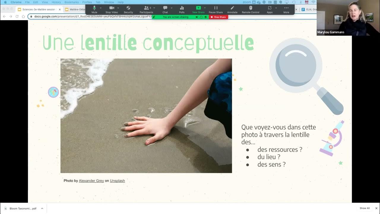 Explorer le nouveau programme de sciences - 3e année La matière session ...