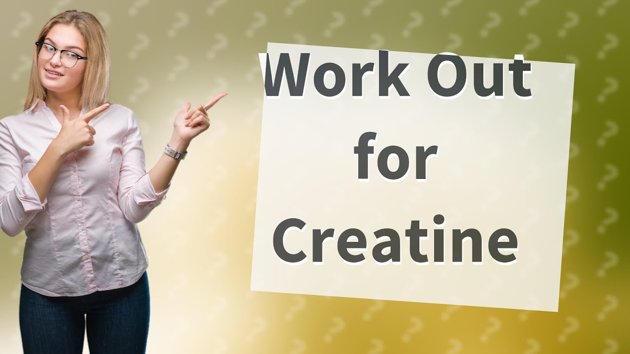 Is it bad to take creatine without working out? - YouTube