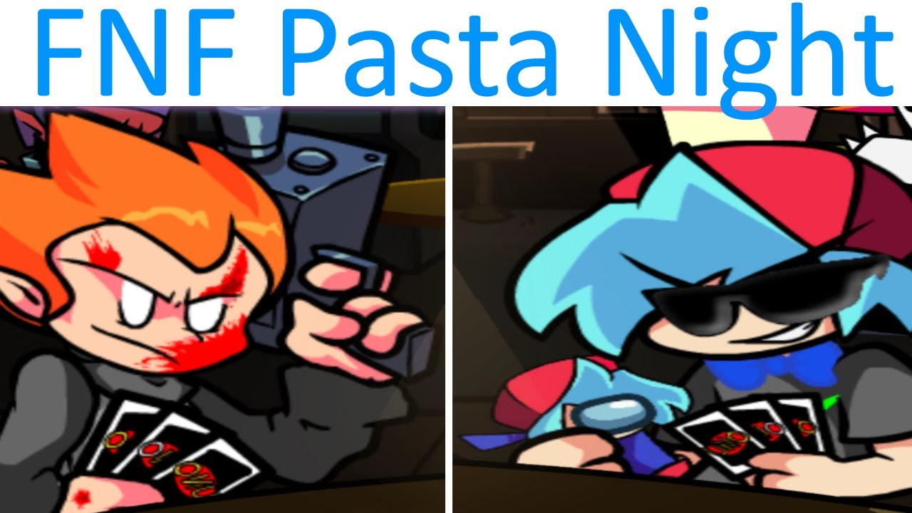 [REMOVED MOD] Friday Night Funkin' - Pasta Night | BF GF Pico + Girls ...